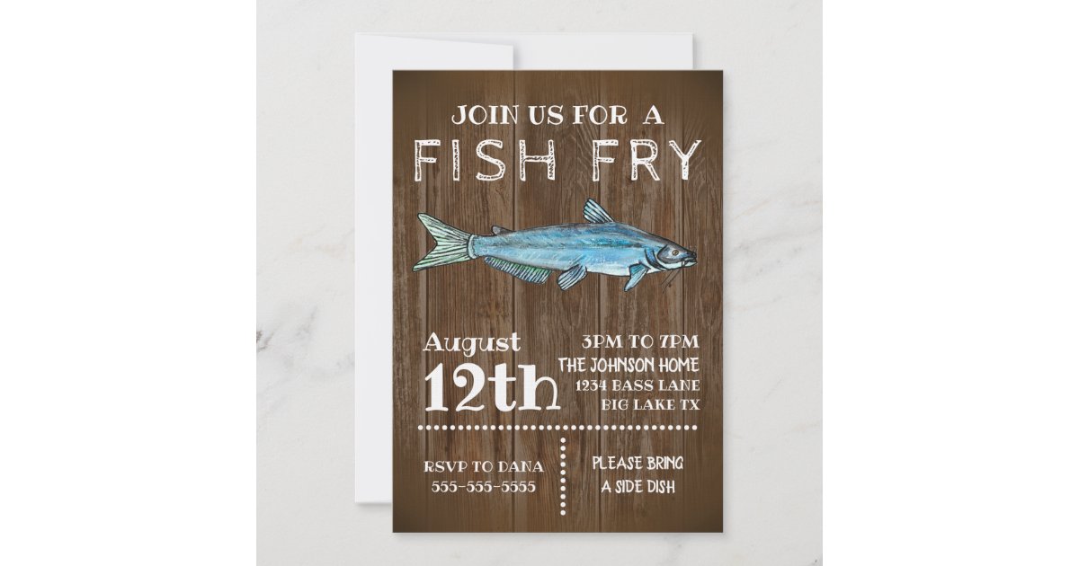 Fish Fry Party Invitation | Zazzle