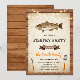 Fish fry party Invitation | Zazzle