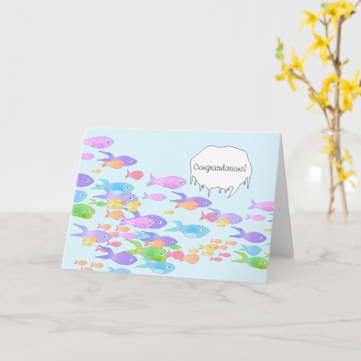 Fish Marine Biologist Graduation Congratulations Card | Zazzle