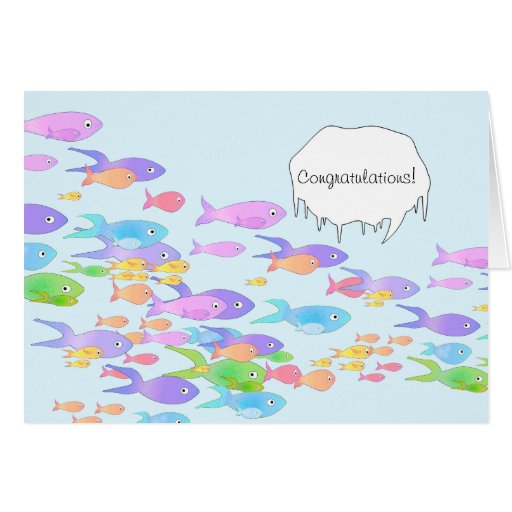 Fish Marine Biologist Graduation Congratulations Card | Zazzle