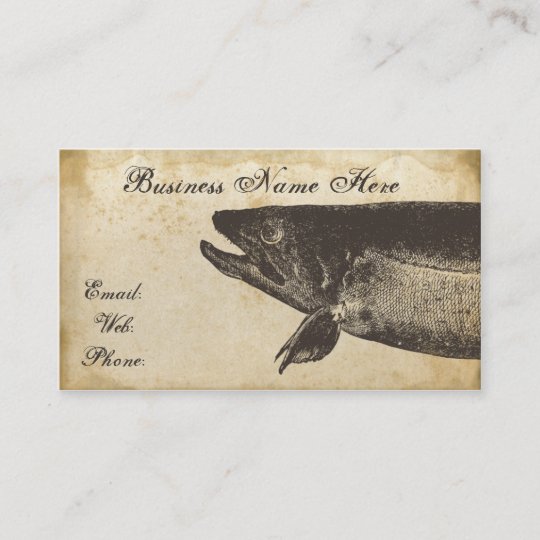 fish. business card | Zazzle.com