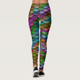 Fish Scale Leggings Mermaids, Weird leggings | Zazzle