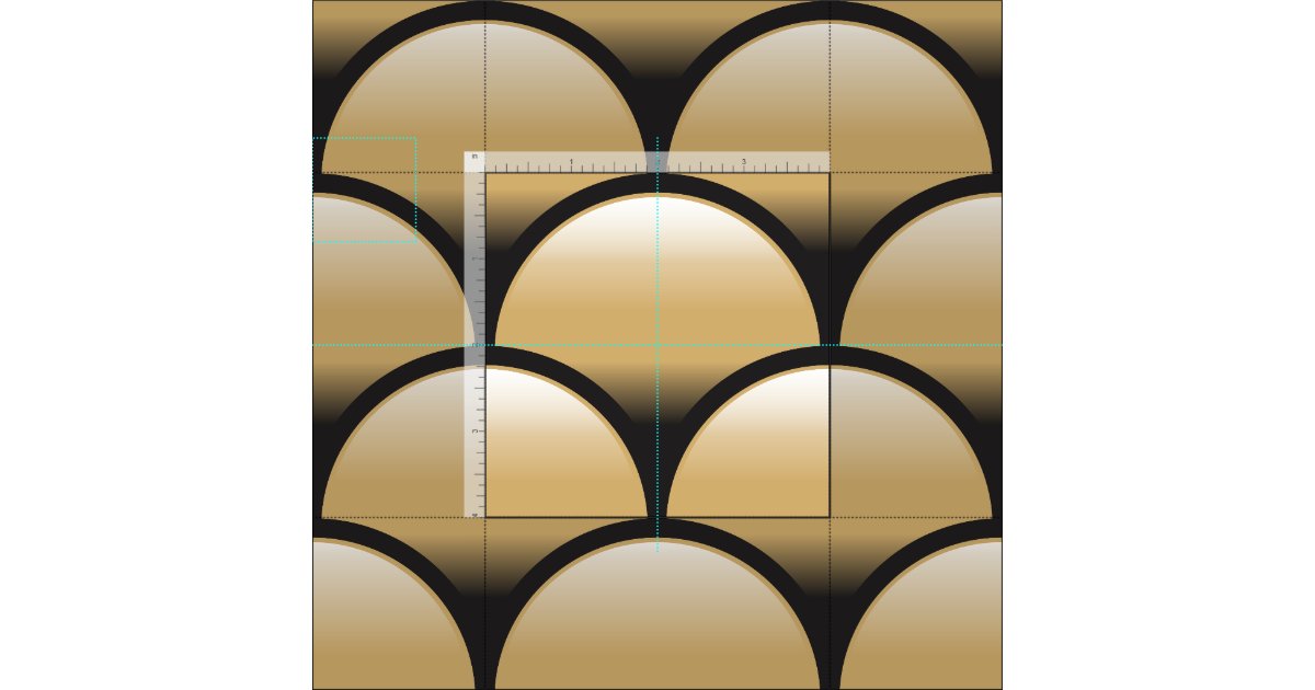 Fish Scale Pattern Fabric | Zazzle