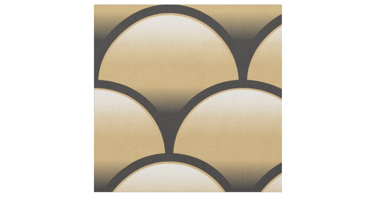 Fish Scale Pattern Fabric | Zazzle