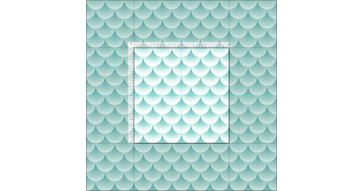 Fish Scales Pattern Fabric | Zazzle