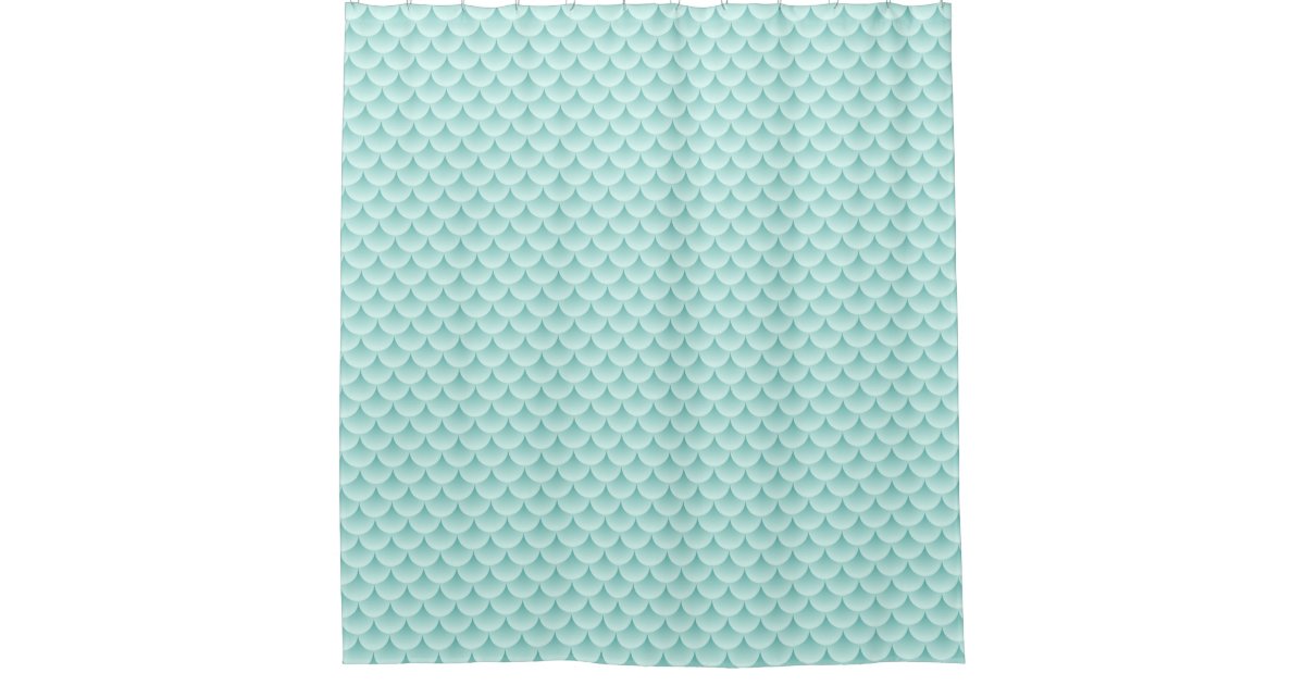 Fish Scales Pattern Shower Curtain | Zazzle