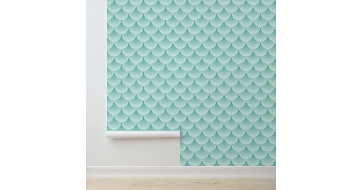Fish Scales Pattern Wallpaper | Zazzle