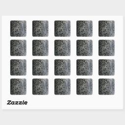 Fish Scales Square Sticker | Zazzle