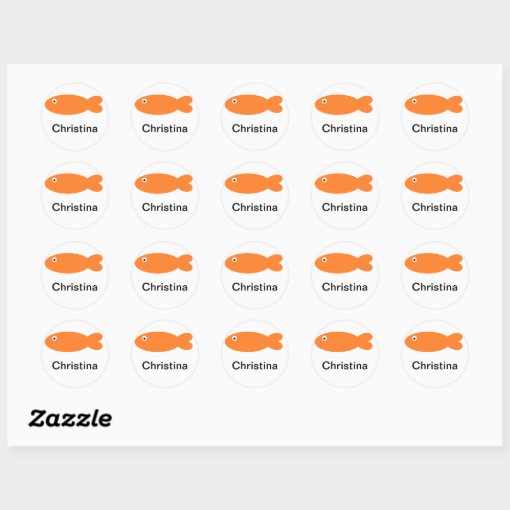 "Fish" Sticker | Zazzle