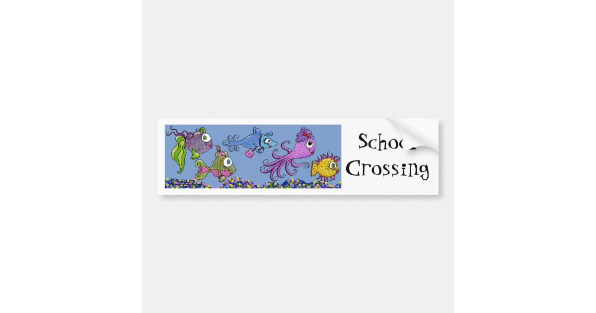 Fish Tank Dolled Up Bumper Sticker | Zazzle