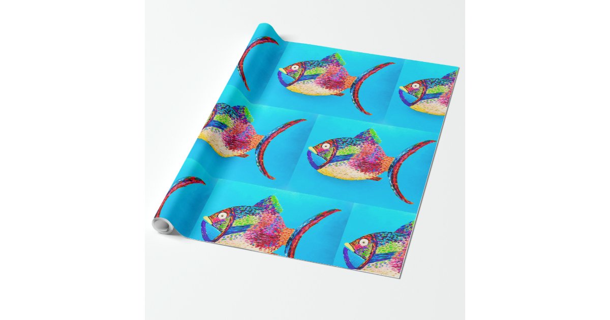 Fish Wrapping Paper | Zazzle