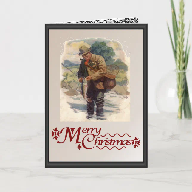 Fisherman Holiday Card | Zazzle Fisherman Holiday Card | Zazzle