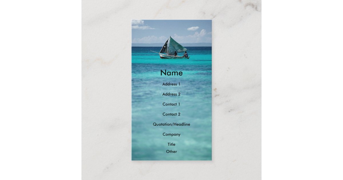 Fisherman Profile Card | Zazzle