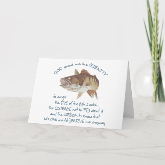 Fisherman's Prayer Card | Zazzle.com