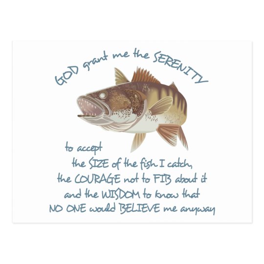 Fisherman's Prayer Postcard | Zazzle.com