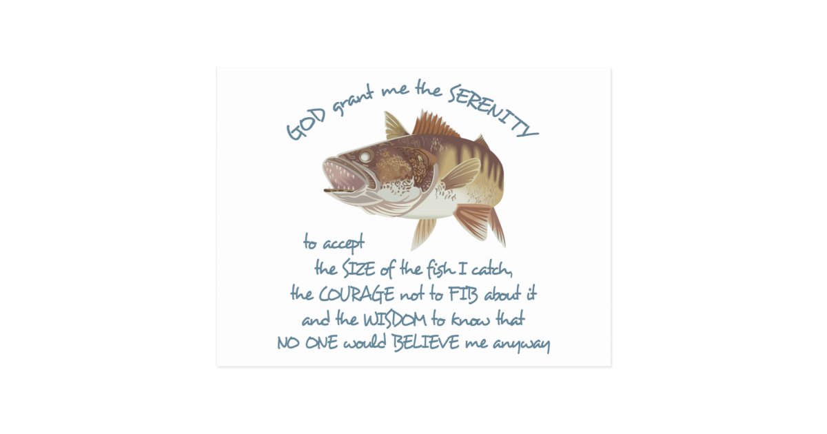 Fisherman's Prayer Postcard | Zazzle.com