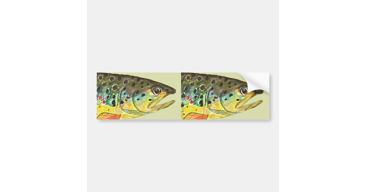Fishing Bumper Sticker | Zazzle