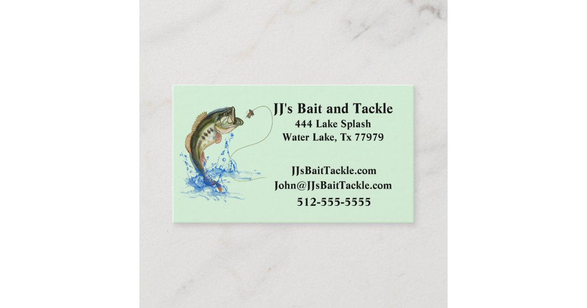 Fishing Business Card | Zazzle