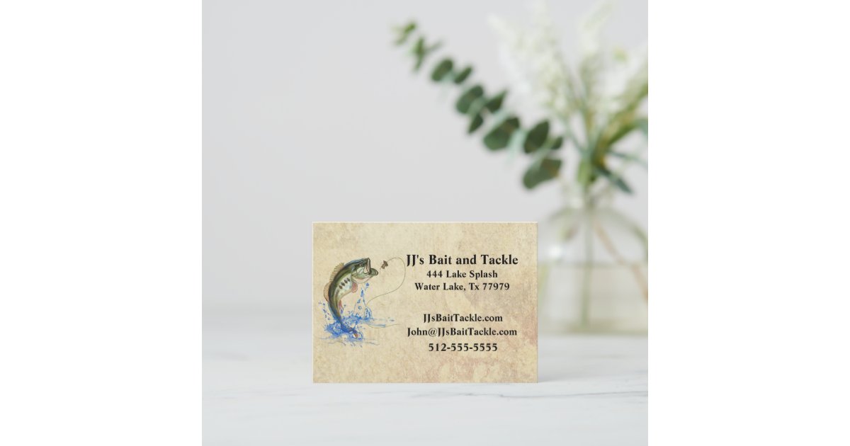 Fishing Business Card | Zazzle