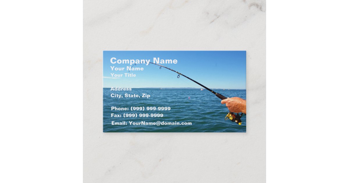 Fishing Business Card | Zazzle