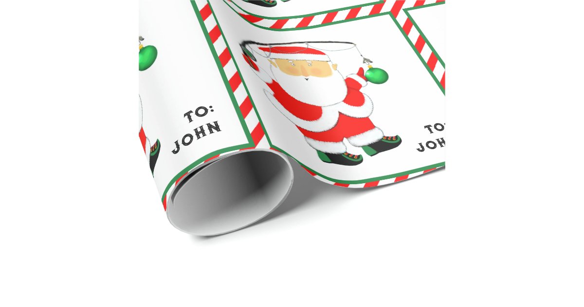 Fishing Christmas Wrapping Paper | Zazzle