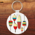 Fishing Floats / Bobbers Keychain | Zazzle