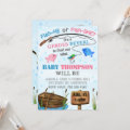 Fishing Gender Reveal Invitation, Fish-HE Fish-SHE Invitation | Zazzle