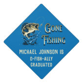 Fishing Graduation - Gone Fishing Graduation Cap Topper | Zazzle