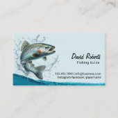 Fishing Guide Professional Fishing Charters Plain Business Card | Zazzle
