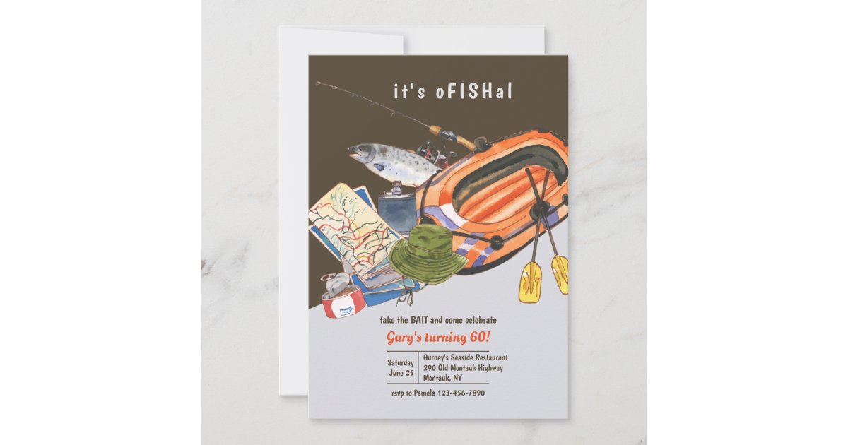 Fishing Invitation | Zazzle
