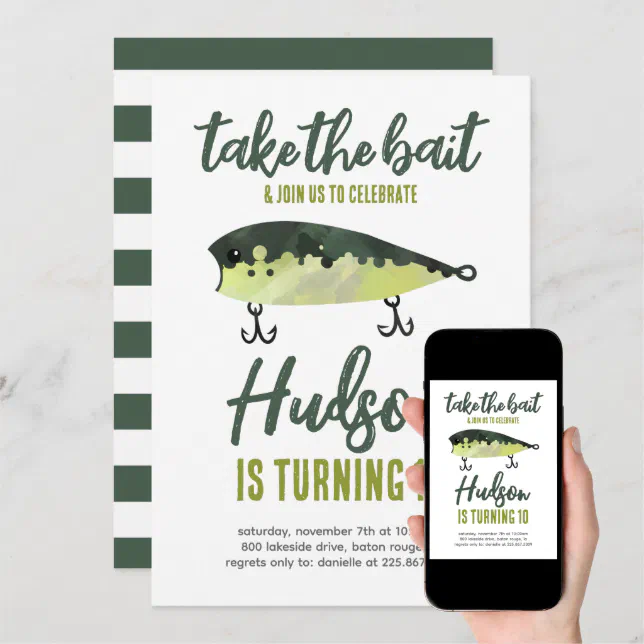Fishing Invitation | Zazzle
