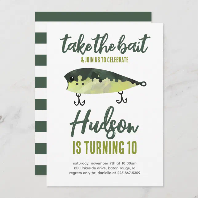 Fishing Invitation | Zazzle