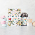 Fishing Lovers Christmas with Santa Claus Fish Wrapping Paper | Zazzle