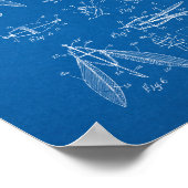 Fishing Lure Patent - Blueprint Poster | Zazzle