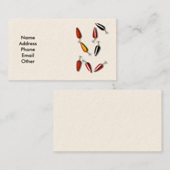Fishing Lures Business Cards | Zazzle