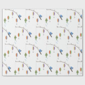 Fishing Lures Wrapping Paper | Zazzle