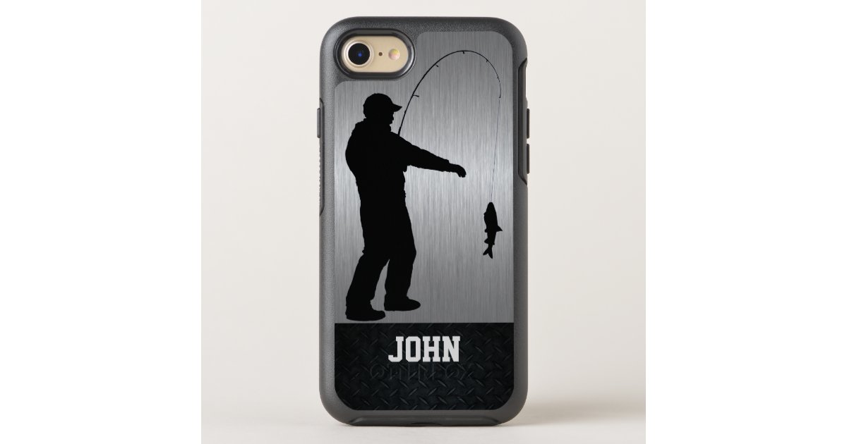 Fishing Men's Name Phone Case | Zazzle.com