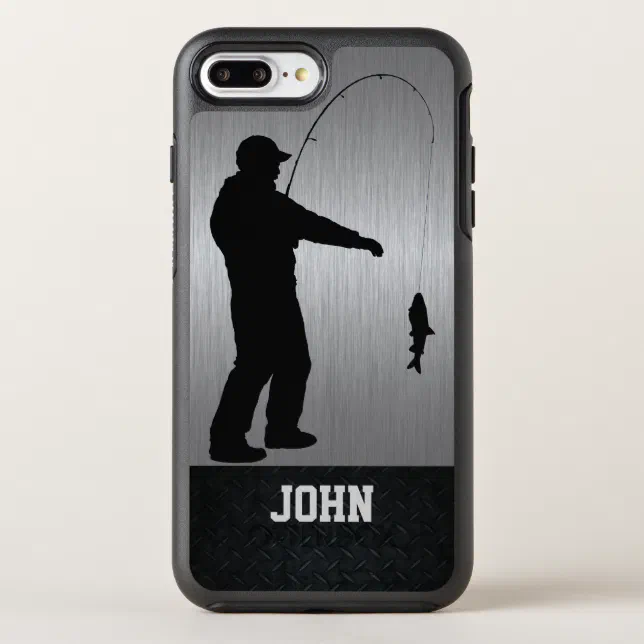 Fishing Men's Name Phone Case | Zazzle