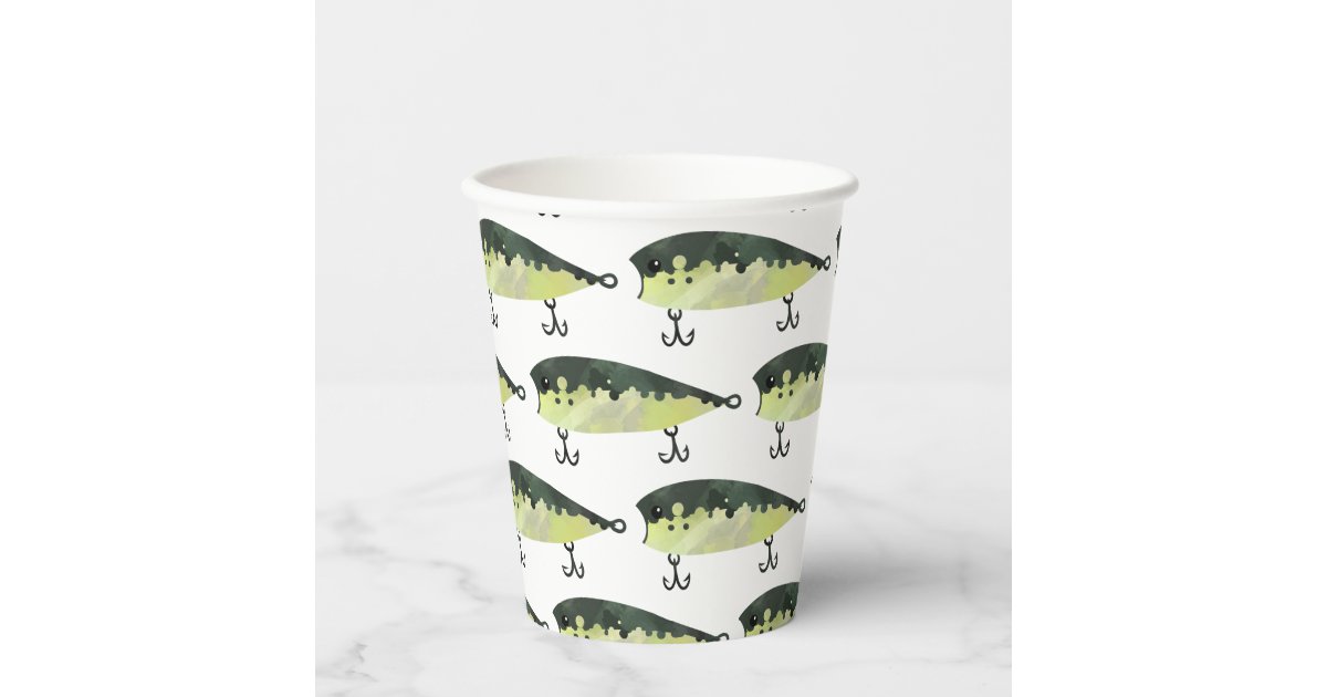 Fishing Party Paper cups | Zazzle