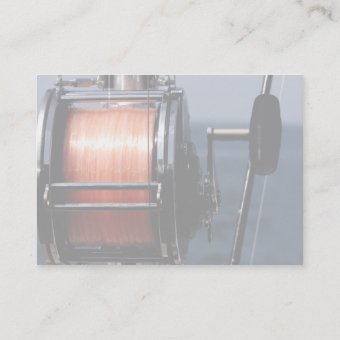 Fishing Rod Closeup Business Card | Zazzle