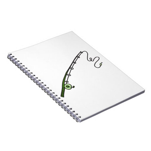 Fishing Rod Notebook | Zazzle