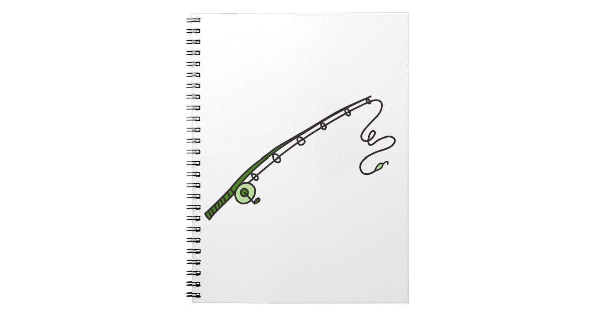 Fishing Rod Notebook | Zazzle