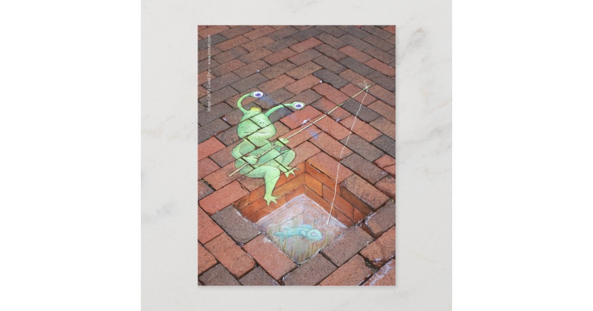 fishing sluggo postcard | Zazzle