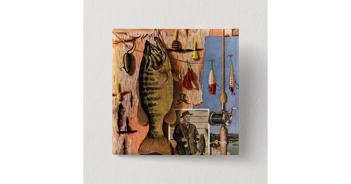 Fishing Still Life by John Atherton Button | Zazzle
