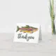Fishing Thank You Card | Zazzle