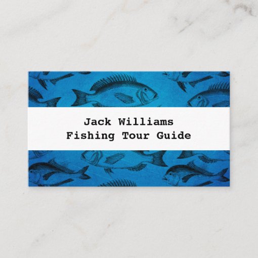 Fishing Tour Guide Outdoor Guide Business Card | Zazzle