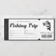 Fishing Trip Gift Ticket Voucher Certificate Invitation | Zazzle