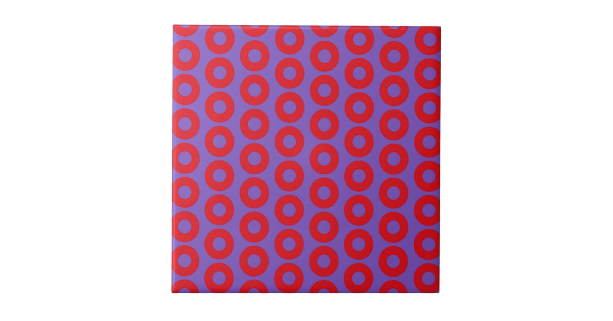 Fishman Donut Tank Ceramic Tile | Zazzle