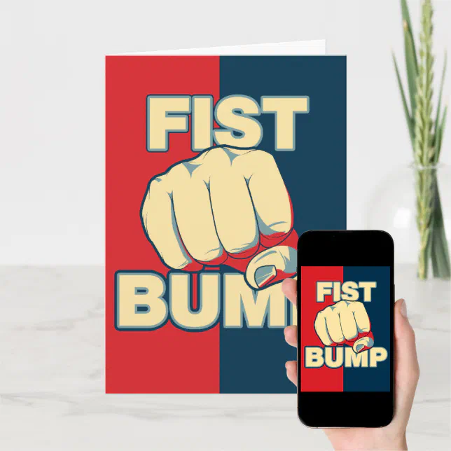 Fist Bump Card | Zazzle