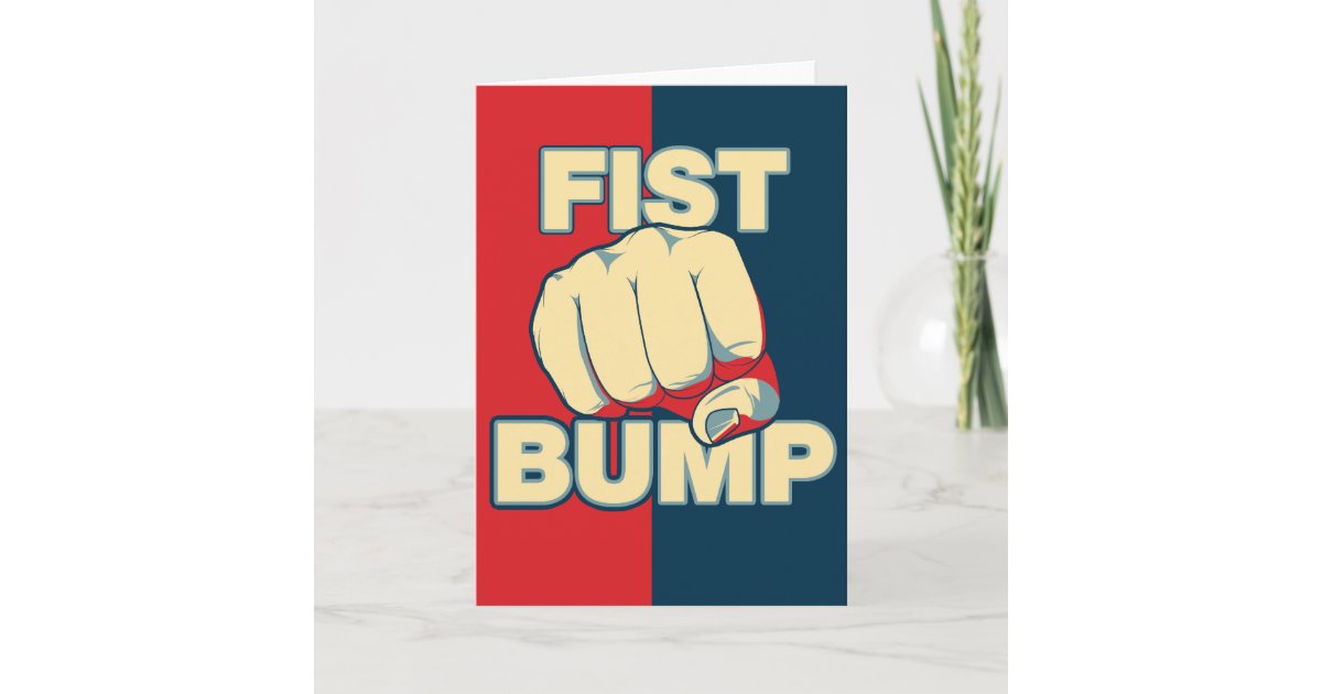 Fist Bump Card | Zazzle